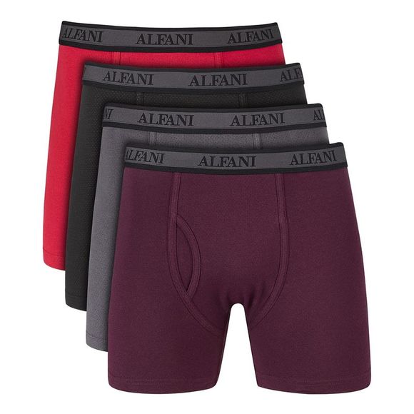 Alfani | Underwear & Socks | Alfani Mens Underwear 4 Pack Mesh Logo ...